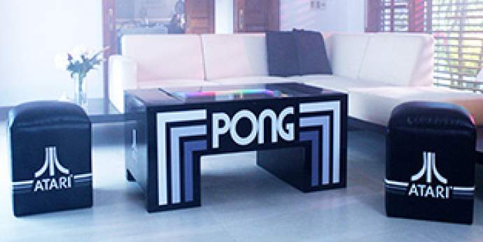PONG ATARI : Location de Tables Design de Jeux Vidéo | Jeux de Café ...